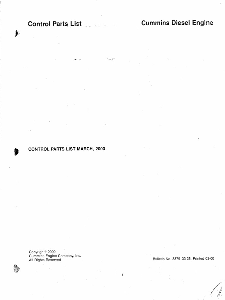 Manual Cummins CPL | PDF