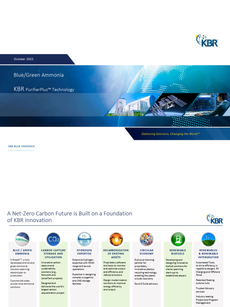 2022_KBR_Blue Green ammonia Stanch | PDF