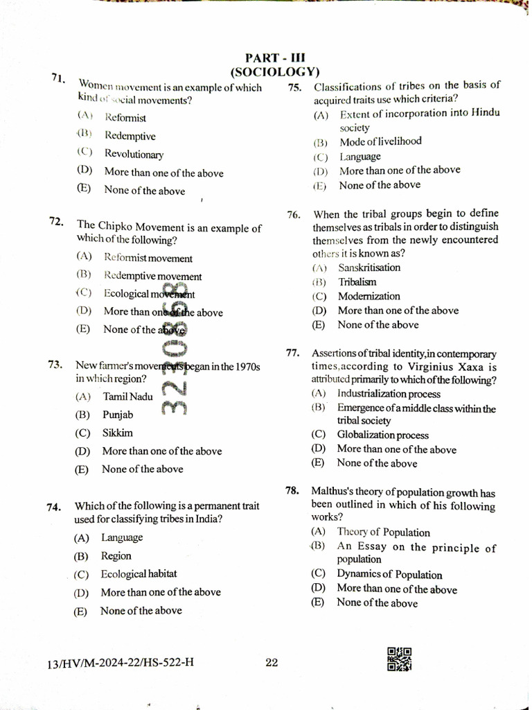 TRE3 Sociology | PDF