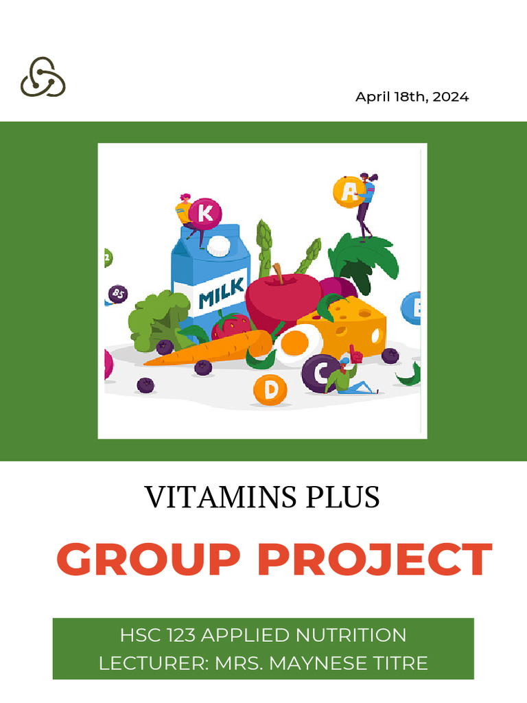 Vitamins Plus Booklet | PDF