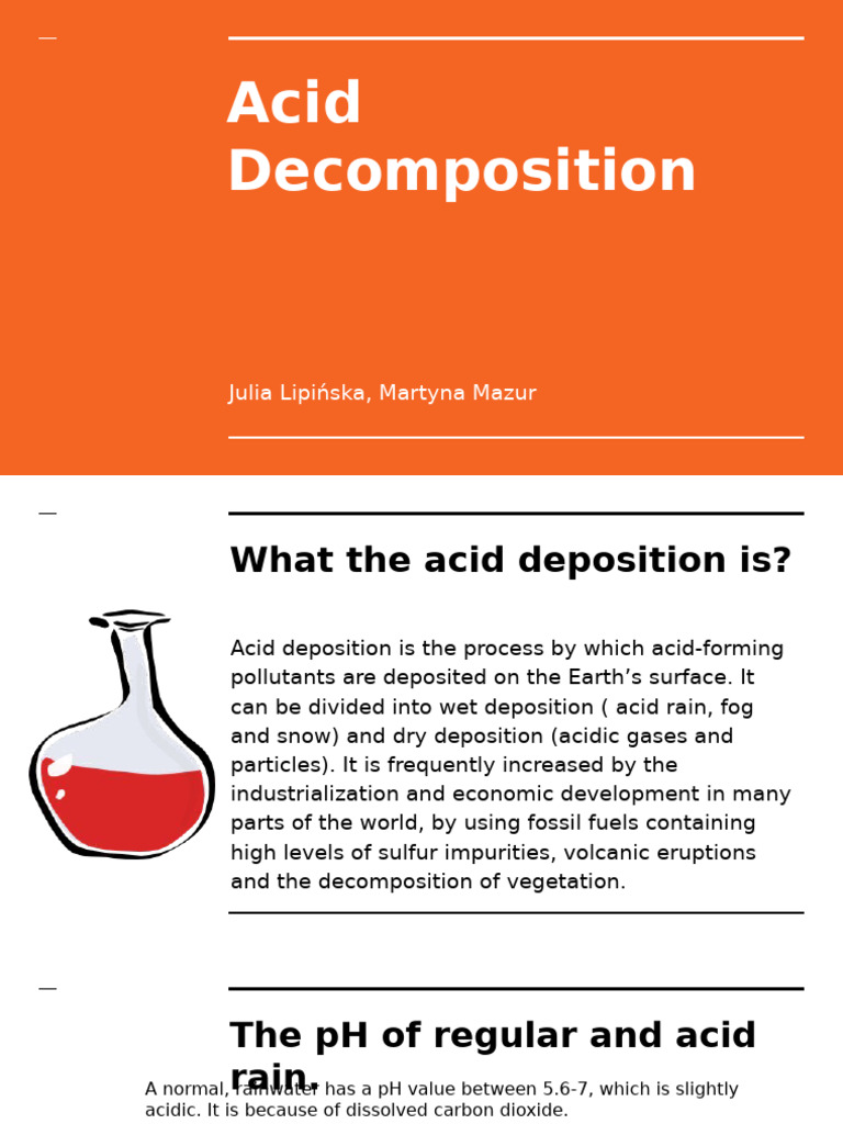 Acid Decomposition | PDF