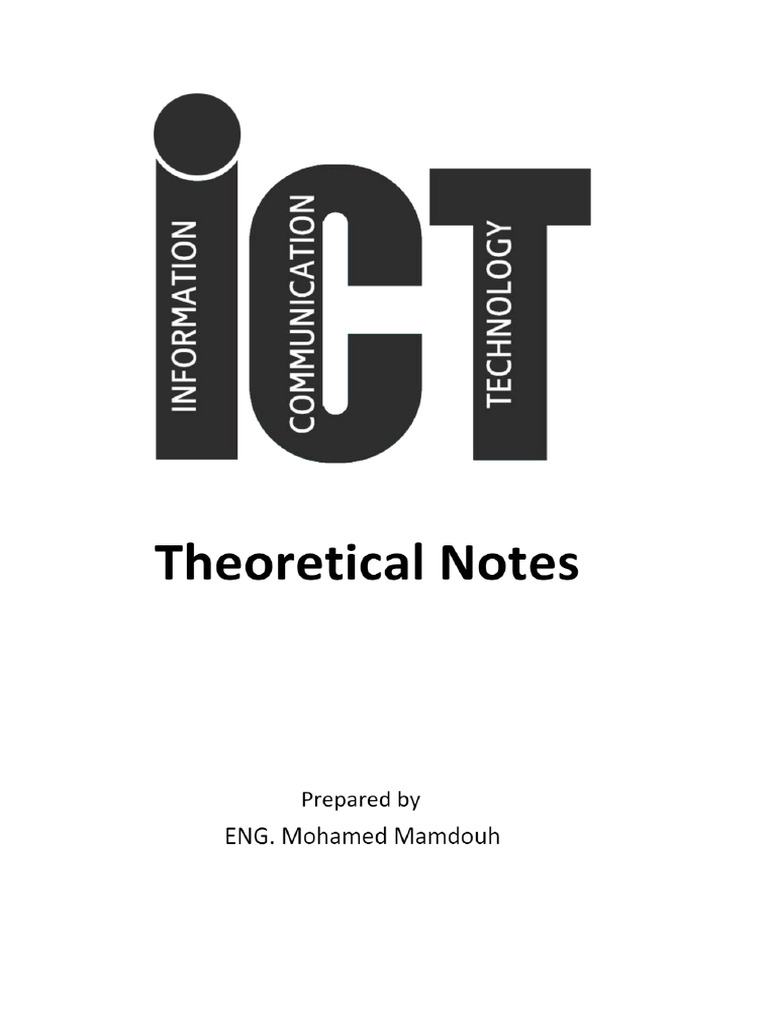 O.level ICT Cambridge Theory Notes Color PDF | PDF