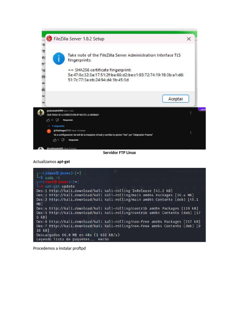 Servidor FTP Linux | PDF