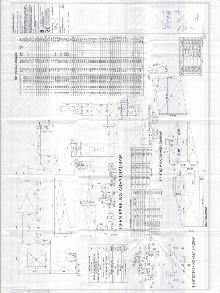 Parking Area & Green Area Diagram - 02A | PDF