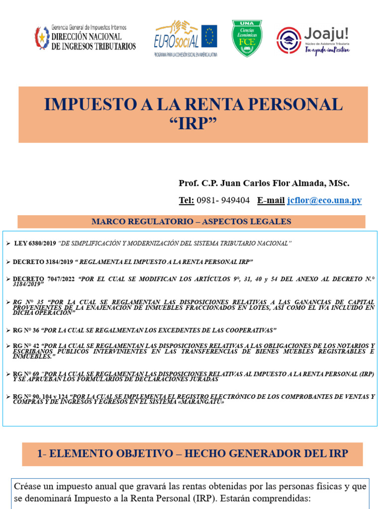 Irp Tributacion II | PDF