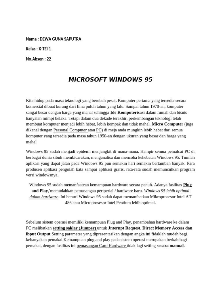 Praktek 2 - Dewa Guna Saputra - X Tei 1 | PDF