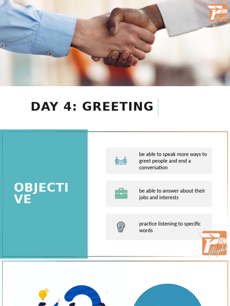 Basic - Day 4 - Greeting | PDF