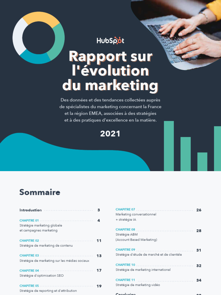 Rapport HubSpot 2021 sur lévolution du marketing | PDF