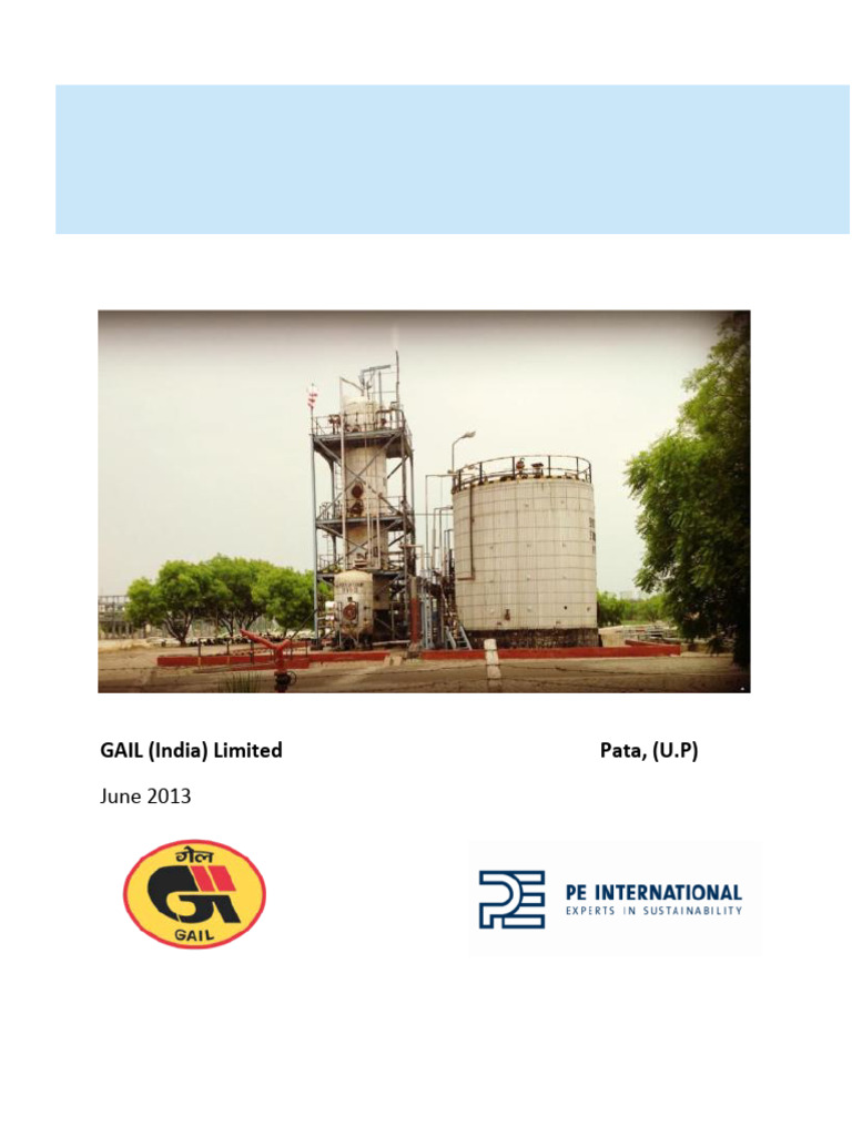 GAIL Pata Water Footprint Draft 6th June | PDF