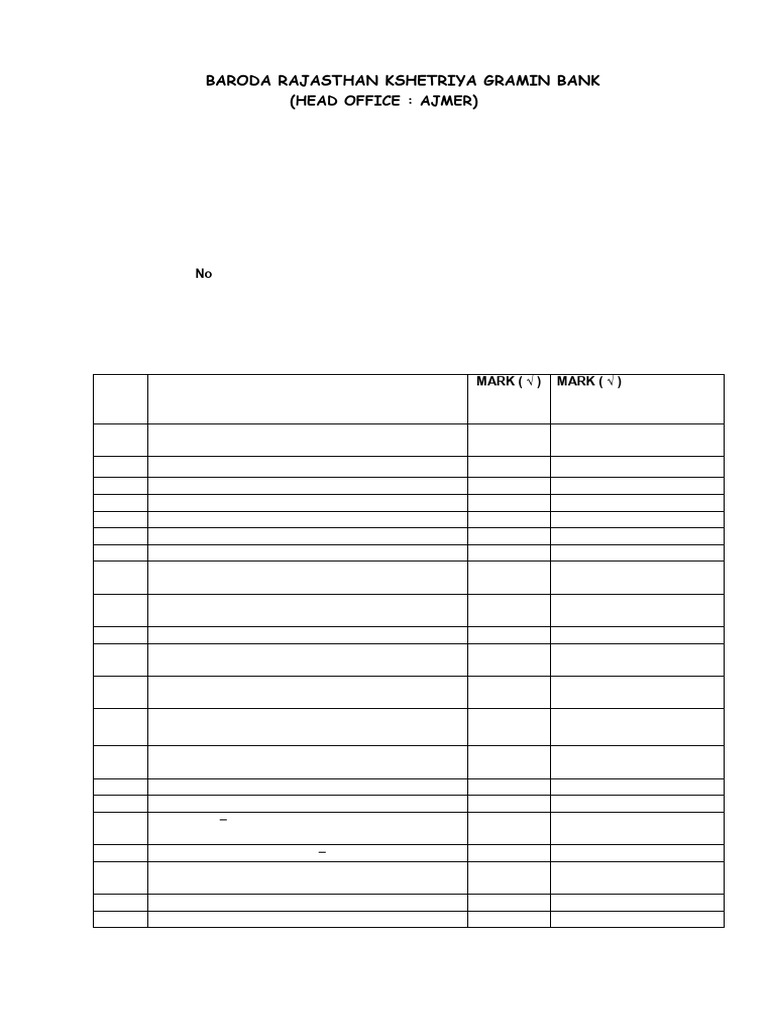 Pre-Joining Document Checklist | PDF