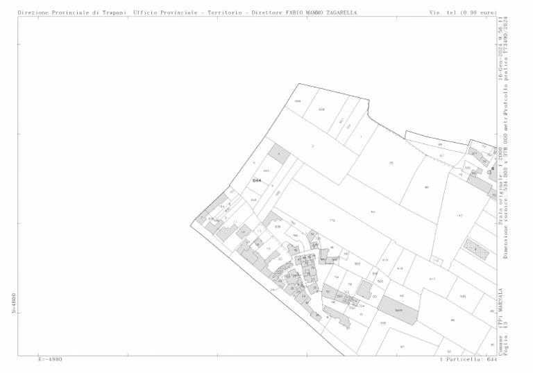 Mappa Birgi F13 Part 644 Vecchia | PDF