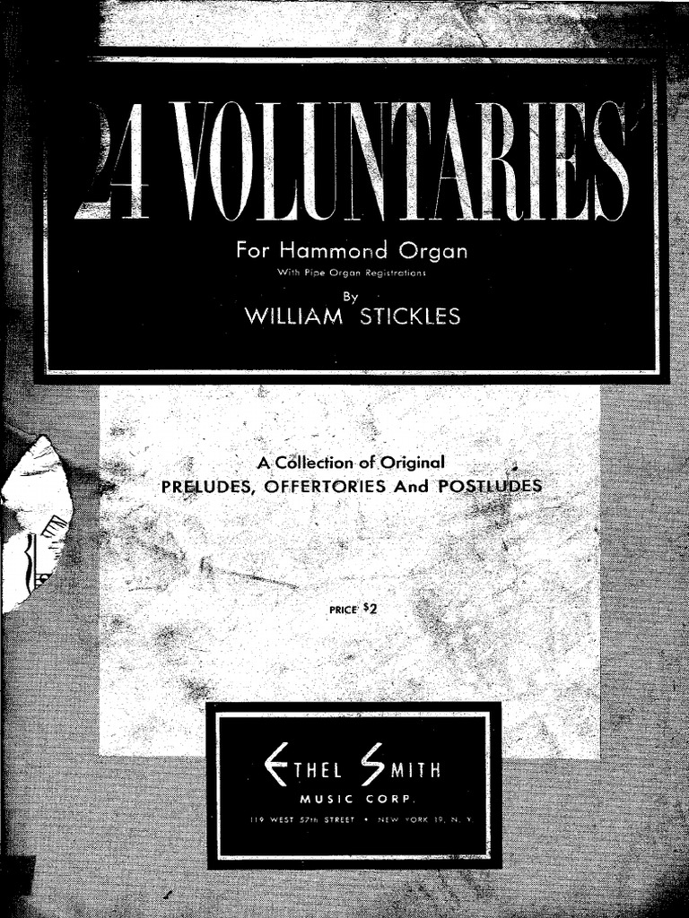 24 Voluntaries For Organ | PDF