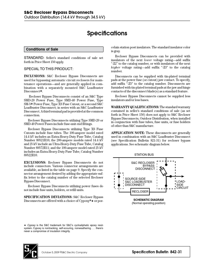 Fusibles Smu-20 S&C | PDF