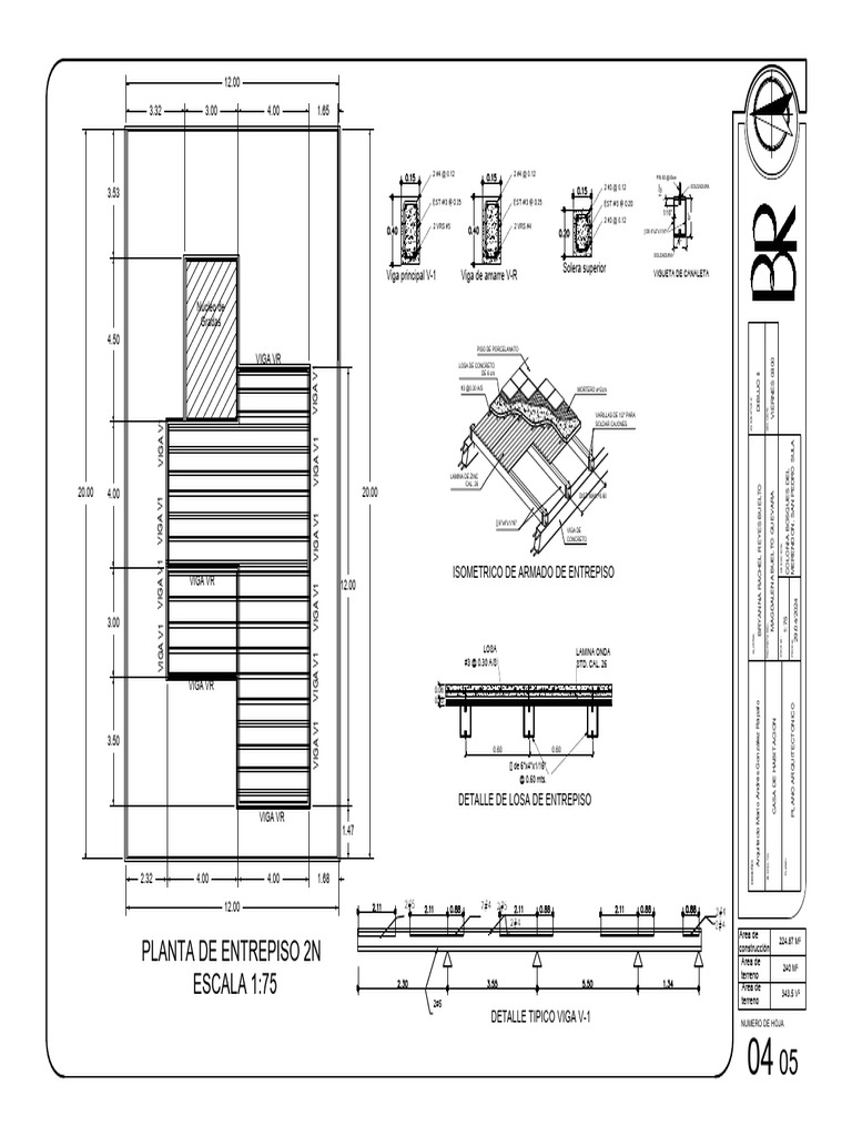 4 Planta de Entrepiso | PDF