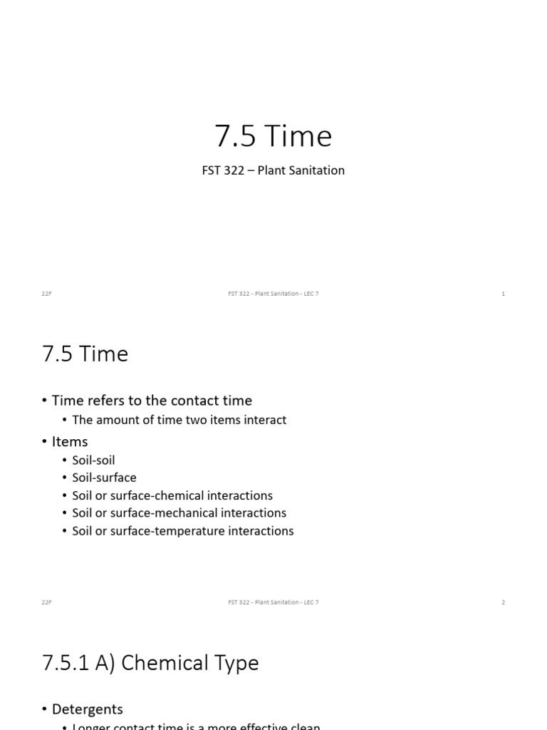 FST 322 - 7.5 LEC - PDF - Time - Rev. 01 | PDF
