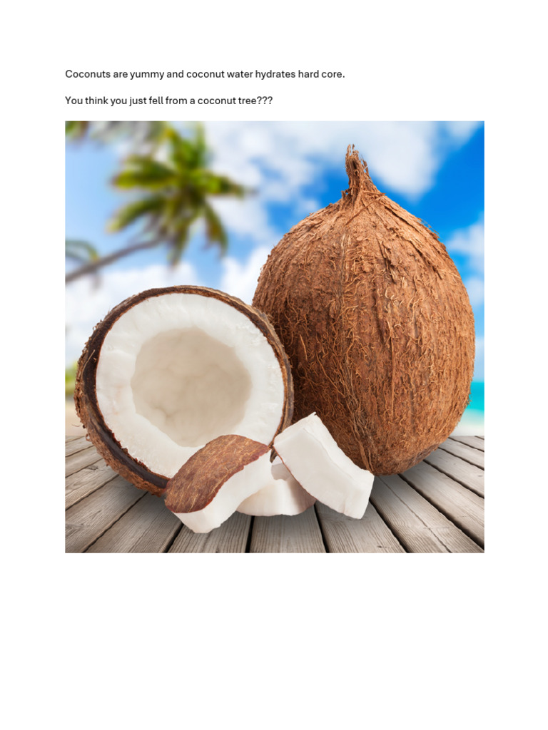 Coconut Infographic | PDF