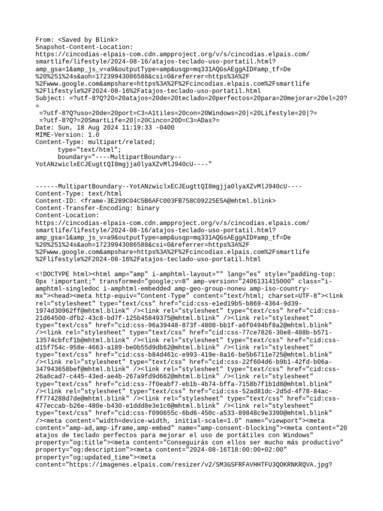 20 Atajos de Teclado Perfectos para Mejorar El Uso de Portátiles Con Windows - Lifestyle ...