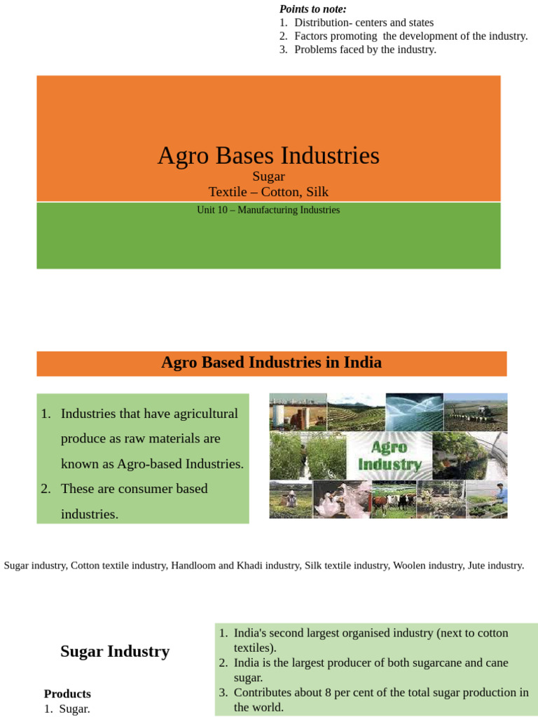 10.2 Agro Based Industries | PDF