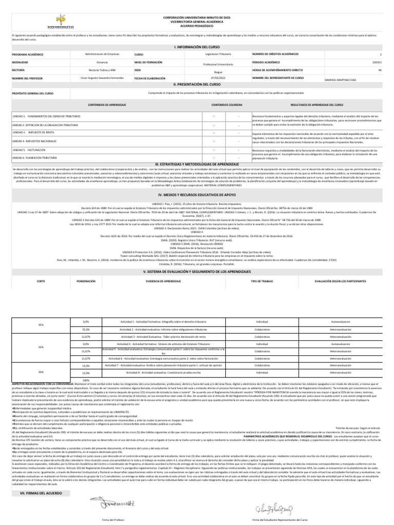 AP-64713 - Legislacion Tributaria. RM2 | PDF | Linguistic Typology | Syntax