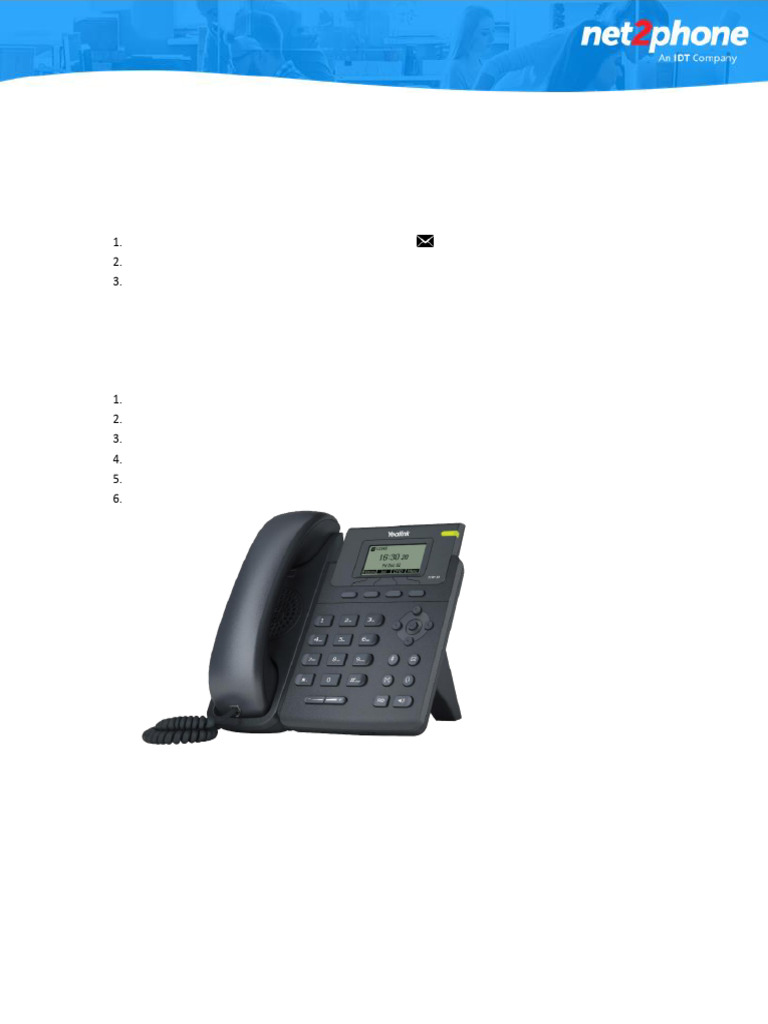Manual Telefono Yealink | PDF
