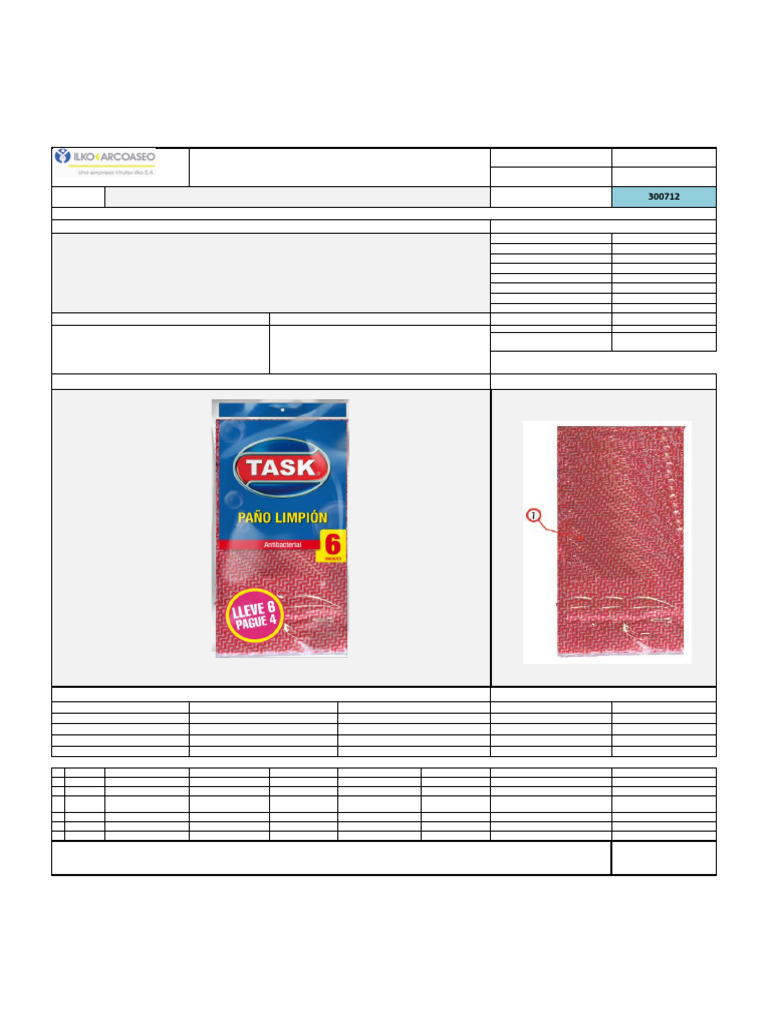 300712 Paño limpion | PDF