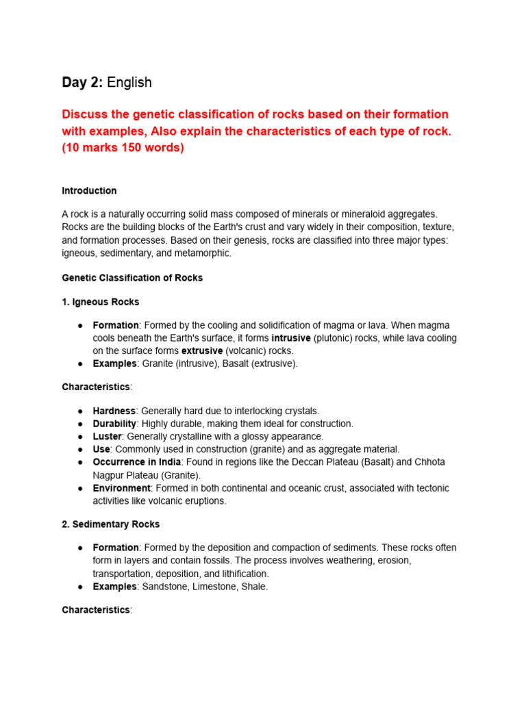 Day 2- Geography (English) | PDF