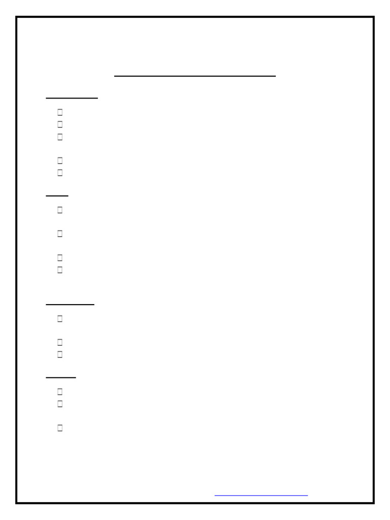 Personal Narrative Checklist | PDF