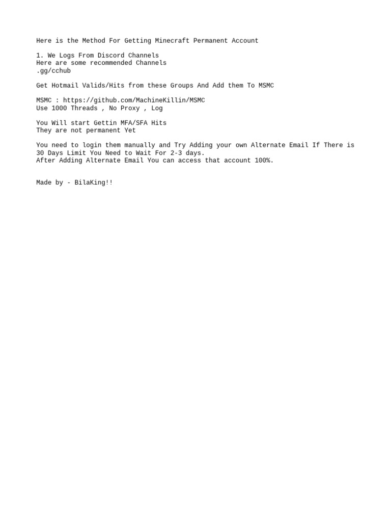Mfa Method Pdf