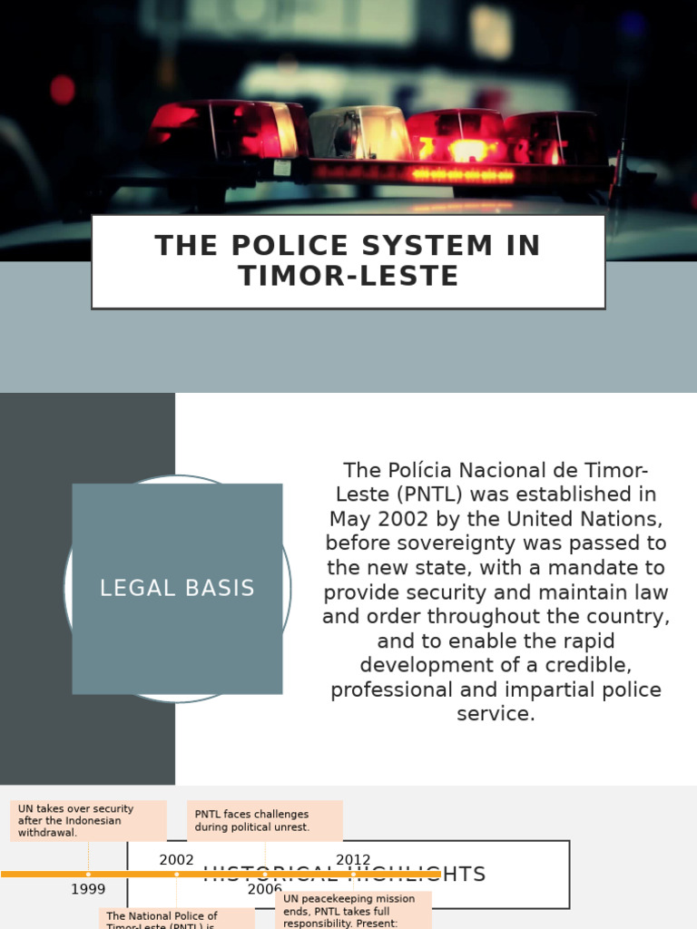 The Police System in Timor Leste | PDF