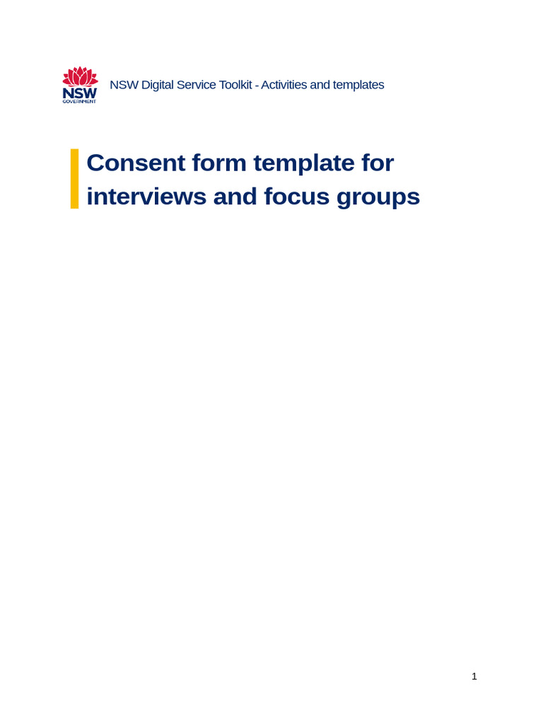 Template-consent-form-interview | PDF