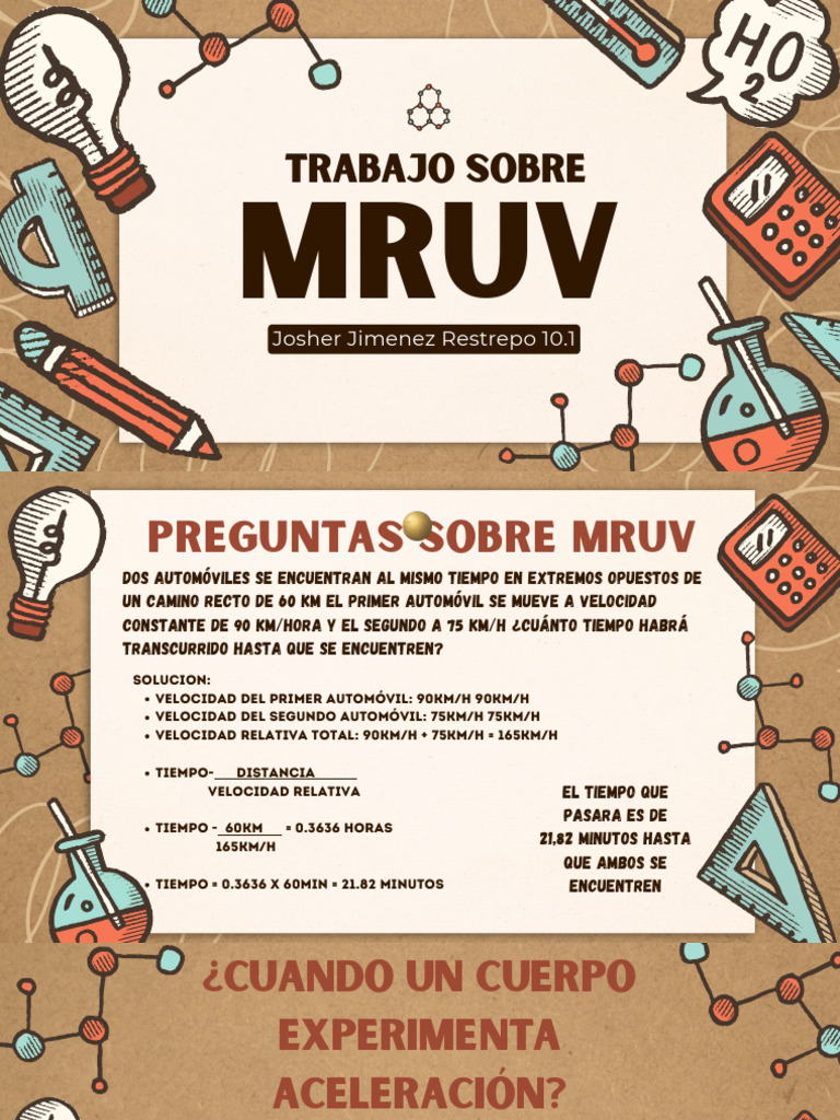 MRUV Josher | PDF