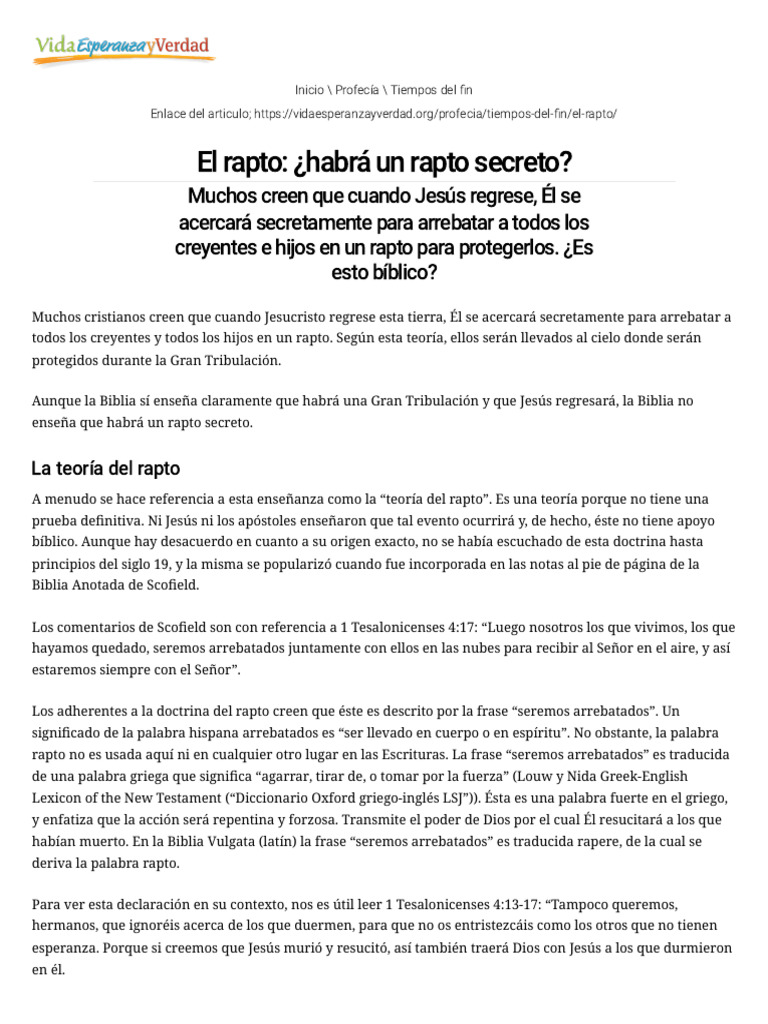 El Rapto | PDF