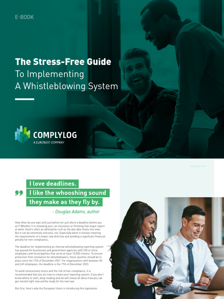 The Stress-Free Guide To Implementing A Whistleblowing System | PDF ...