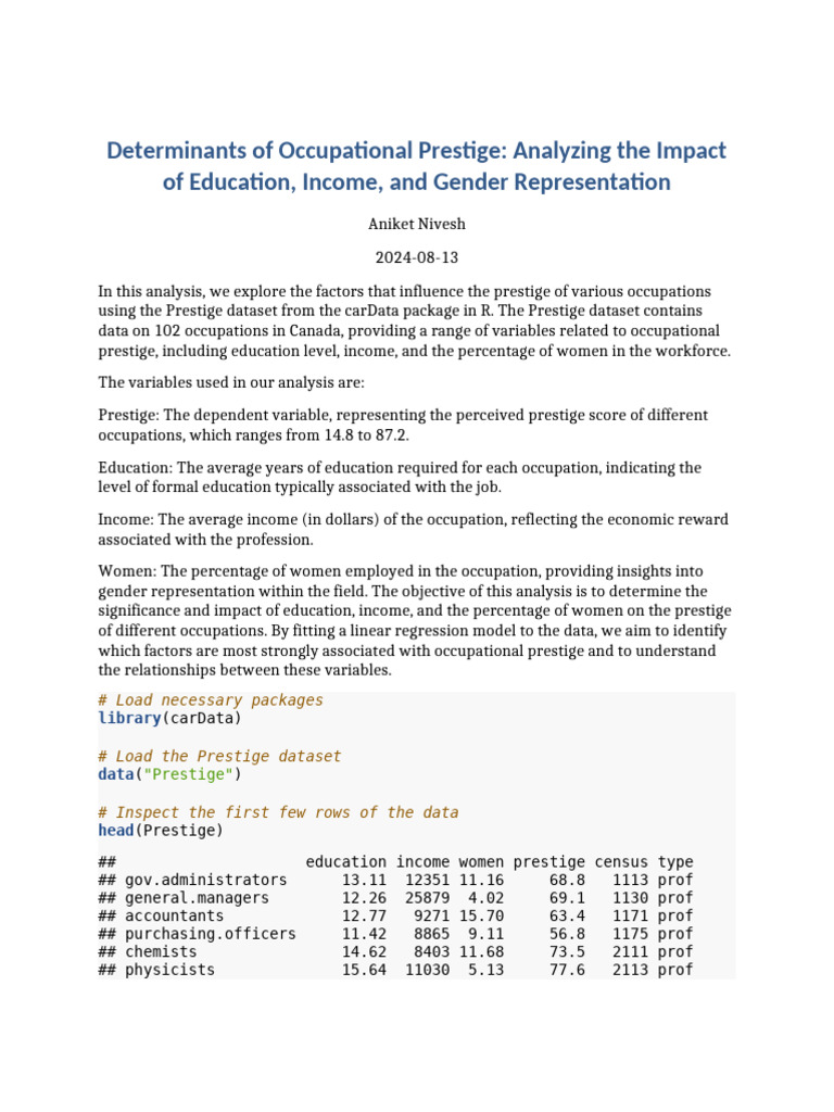 File Show | PDF | Dependent And Independent Variables | Regression Analysis