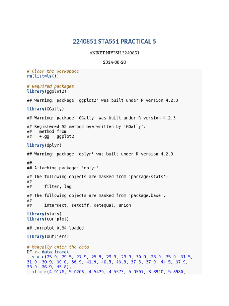Practical 5 | PDF