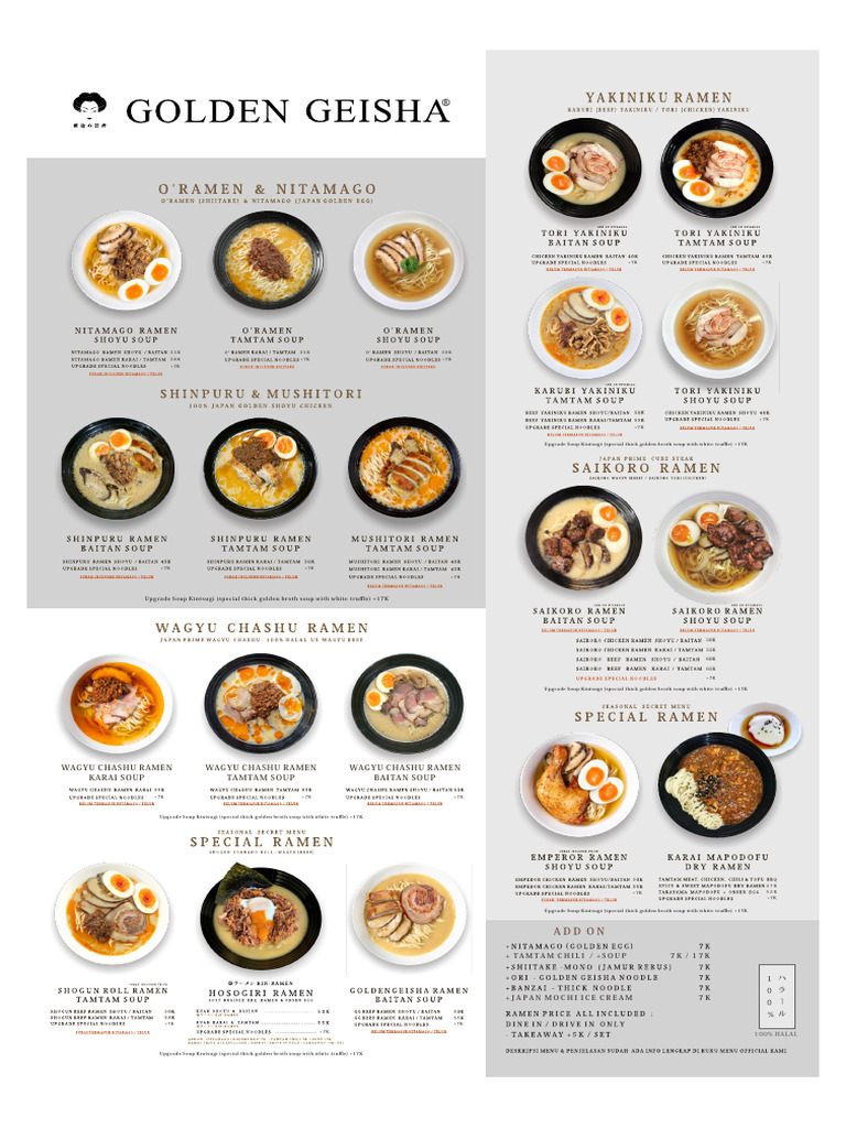 Menu GG A3 Terbaru 14 Maret 2024 | PDF