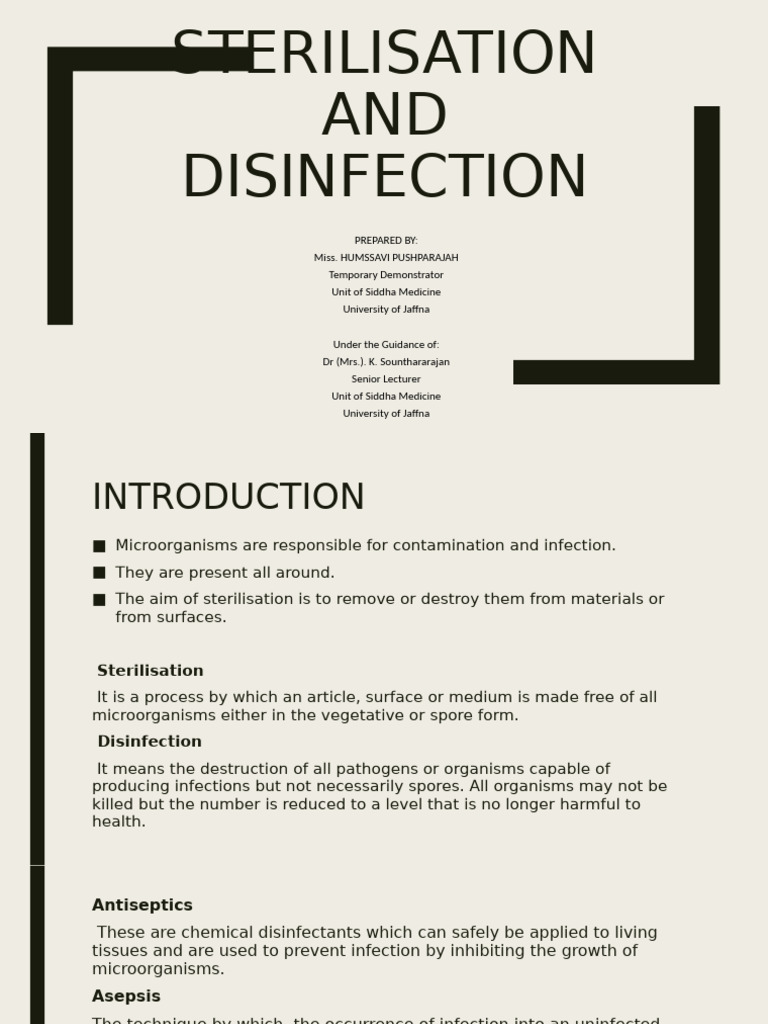 Sterilization New | PDF