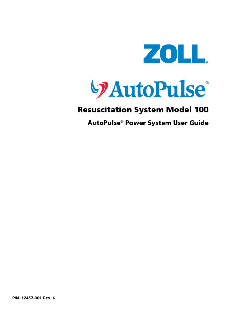 Operation Manual AutoPulse | PDF
