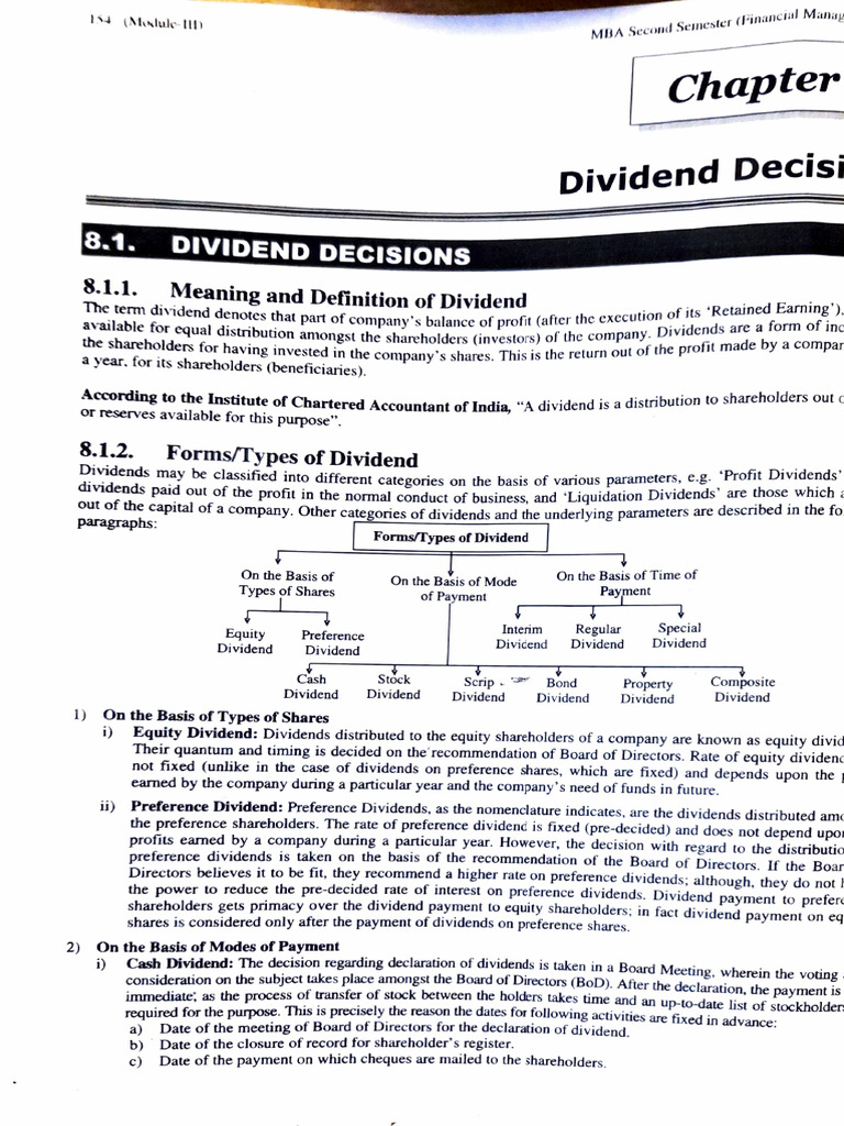 Module 3 AFM Dividend | PDF