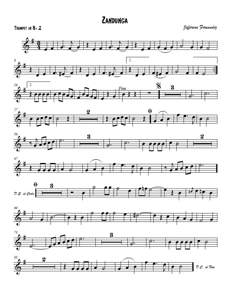 Zandunga Trompeta 2 | PDF