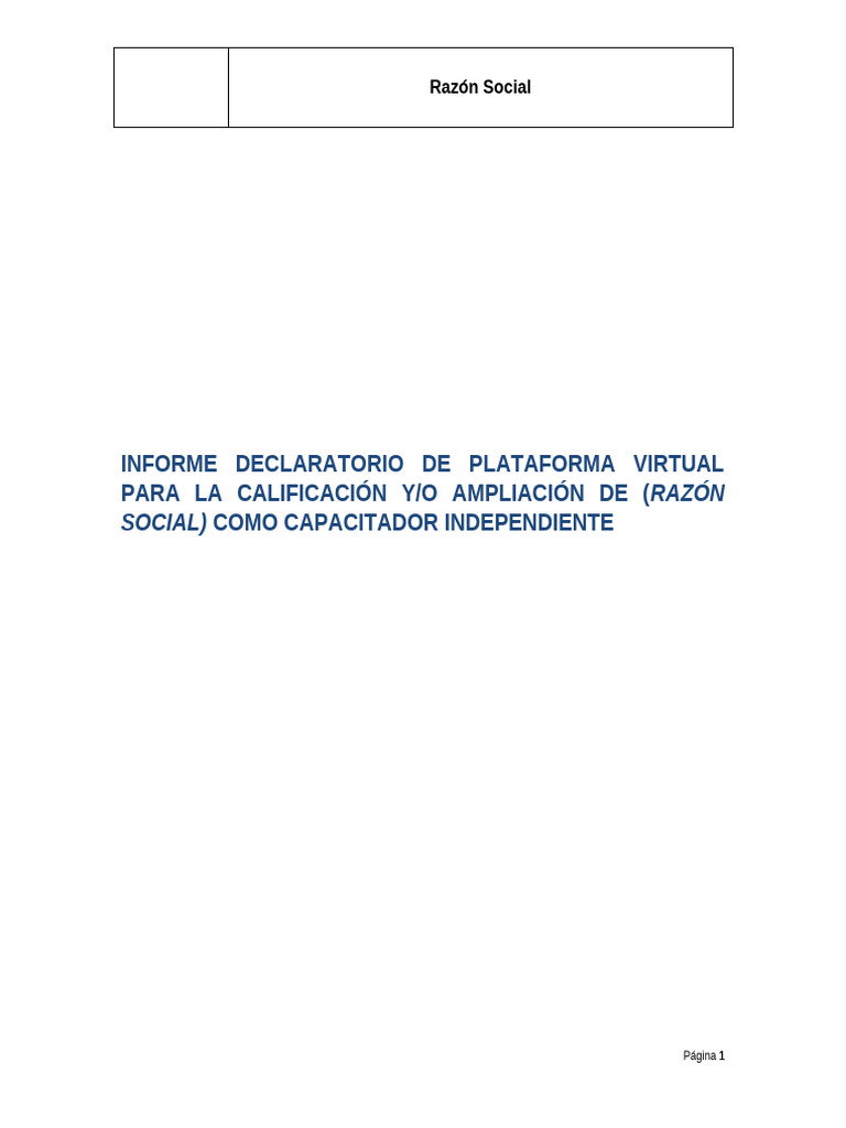 Declaracion de Aula Virtual Ci Scpga | PDF