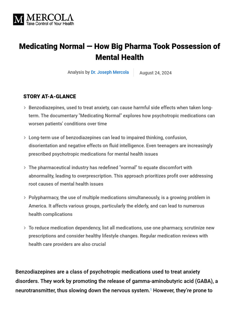 Medicating Normal PDF | PDF