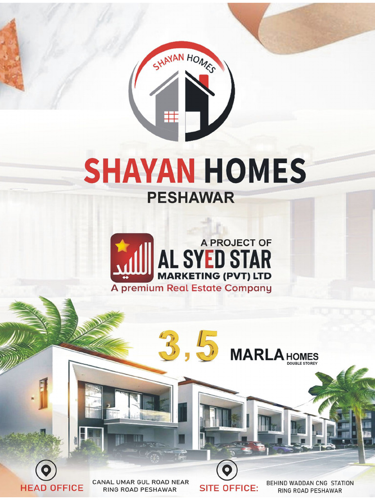 Shayan Homes Project Presentation | PDF