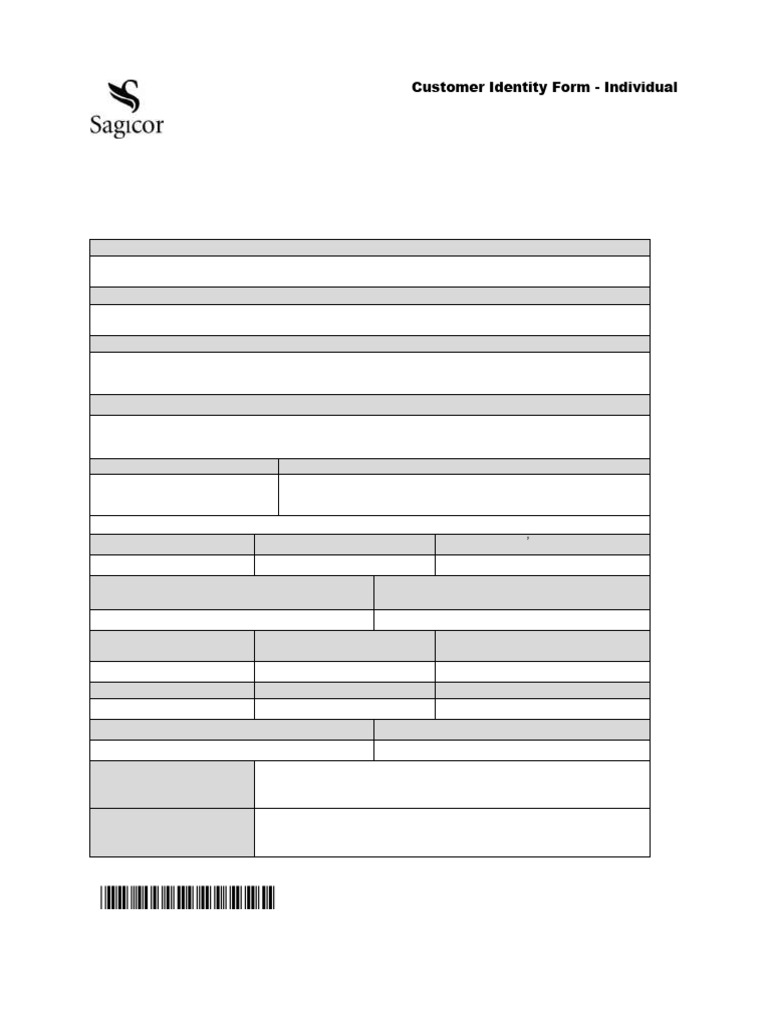 CS10187 - Customer Identity Individual Form - October 2016 | PDF