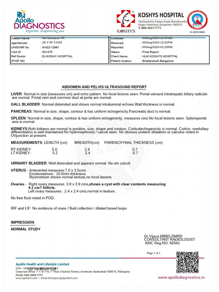 12 Lab Report | PDF | Kidney | Wellness