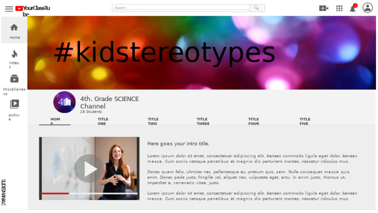 YouTube Template Good | PDF