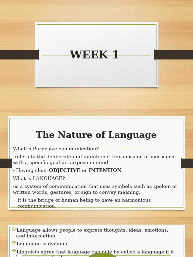 Ge115 PPT Week1 | PDF