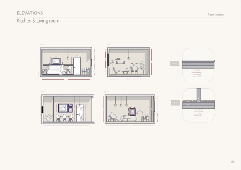 Interior Presentation Template Floorplan (3) | PDF