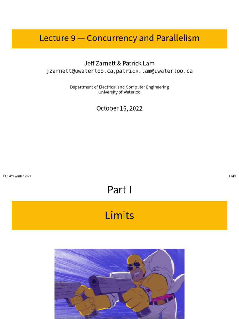 L09-slides-Concurrency and Parallelism | PDF