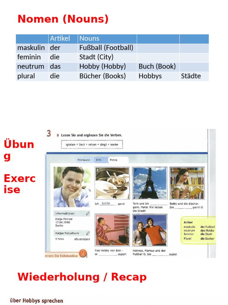 Nouns, Weekdays, Profession, Yes-No Questions, Months Seasons Pt1 | PDF